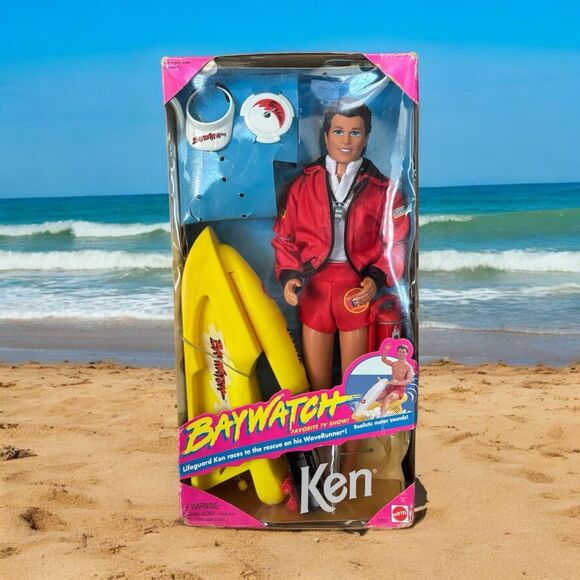 Mattel | Toys | Sealed Baywatch Ken Barbie Baywatch Collection 994 Nrfb ...
